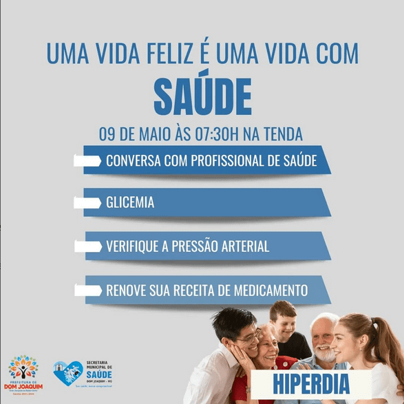 PROGRAMA HIPERDIA ESTÁ DE VOLTA Já é notório pela população Dom ...